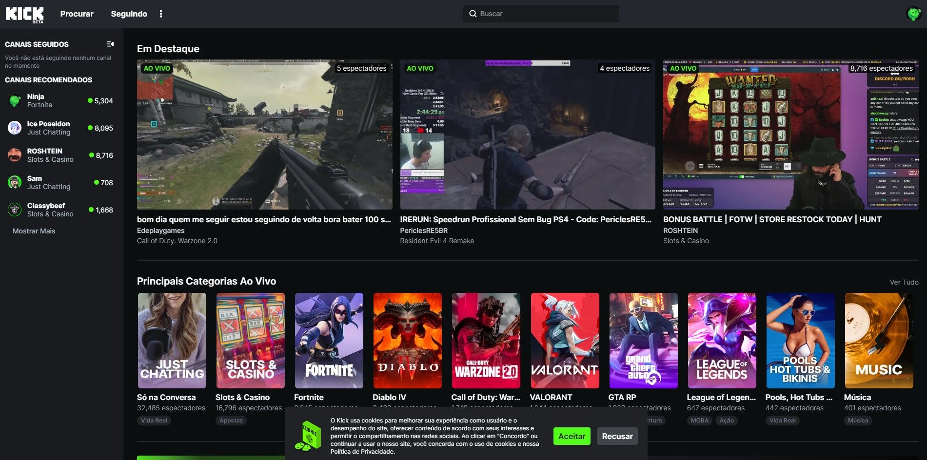 Kick vs Twitch: A batalha das plataformas de streaming online